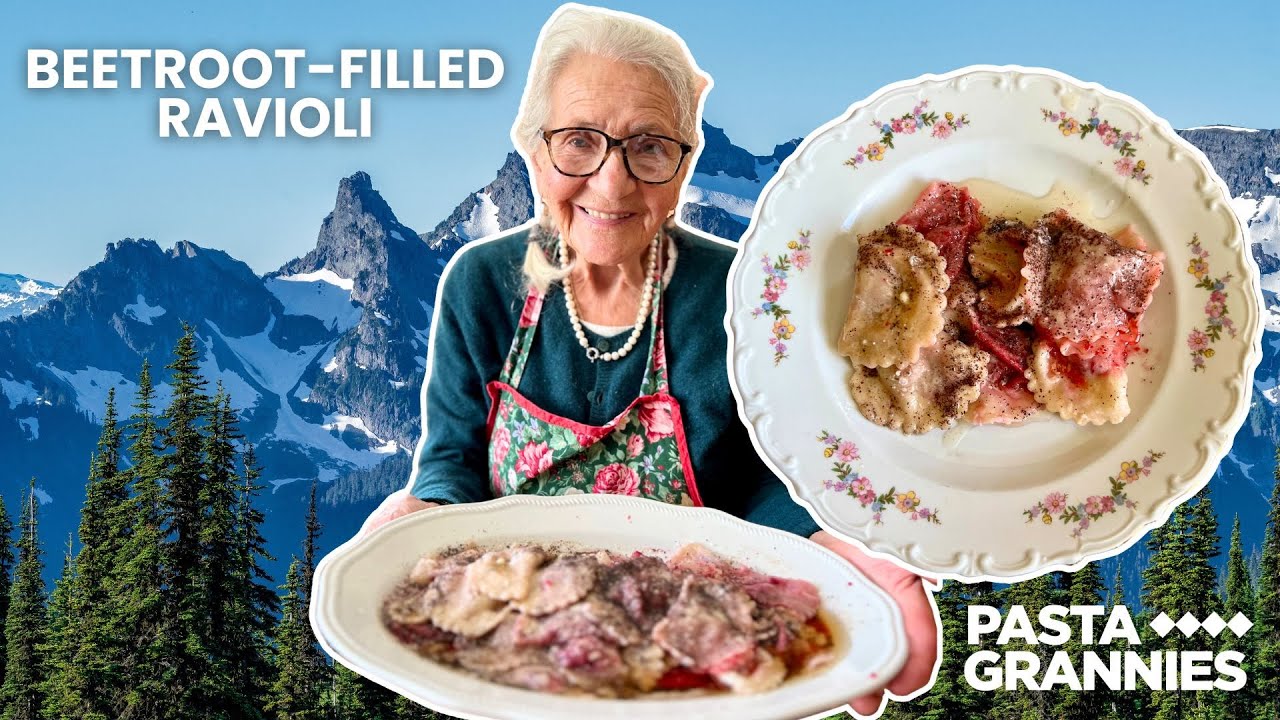 88-Year-Old Chiara's Amazing Buttery Beetroot Ravioli