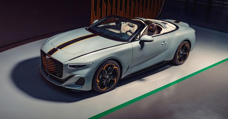 Bentley Goes Full Two-Tone with First Bespoke Batur Convertible