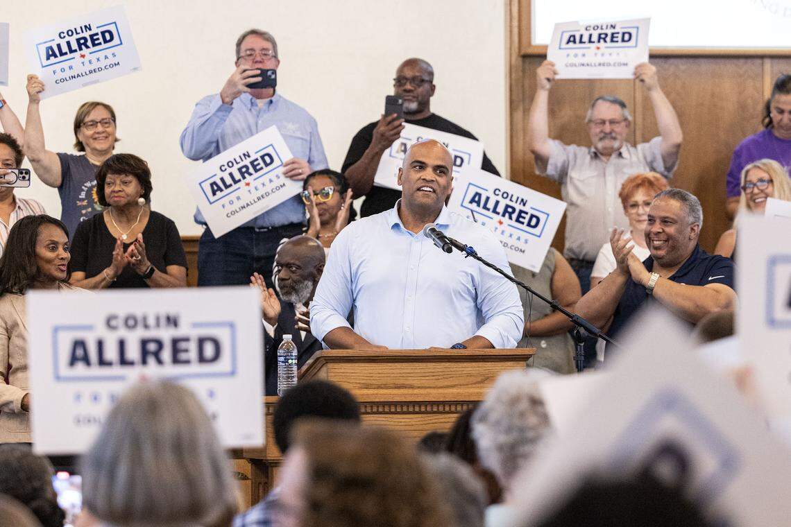Allred drops out of Senate race, announces bid for Congressional ...