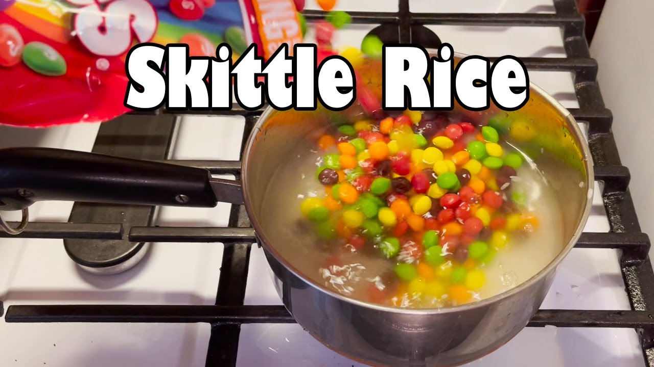 Skittle rice? Taste the rainbow... with a spoon