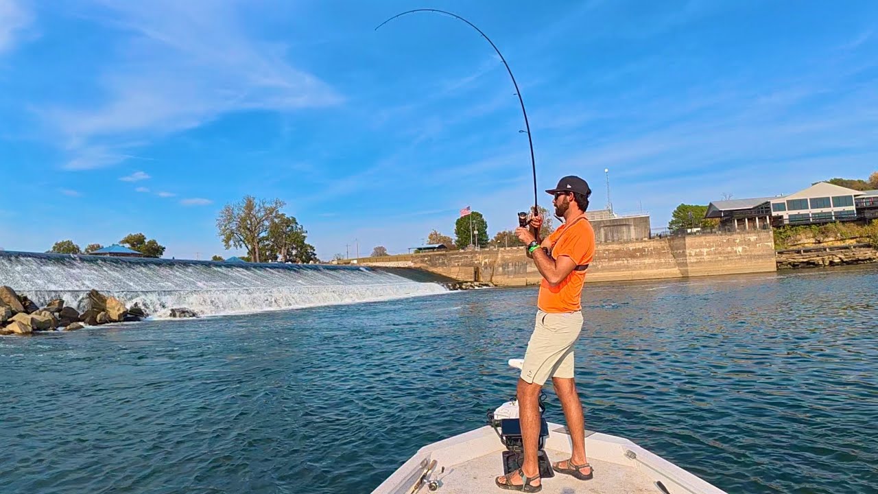 Surprise catch at old spillway hooks river monster of year