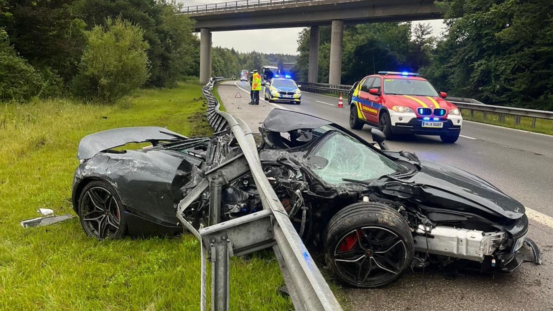 McLaren 720S Driver Miraculously Survives Horror Crash