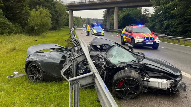 McLaren 720S Driver Miraculously Survives Horror Crash