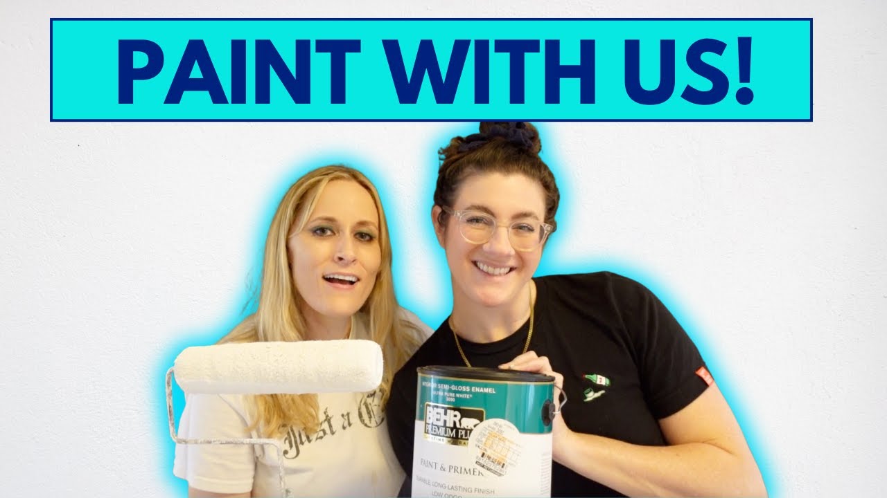 Painting and chatting with Rachele Friedland