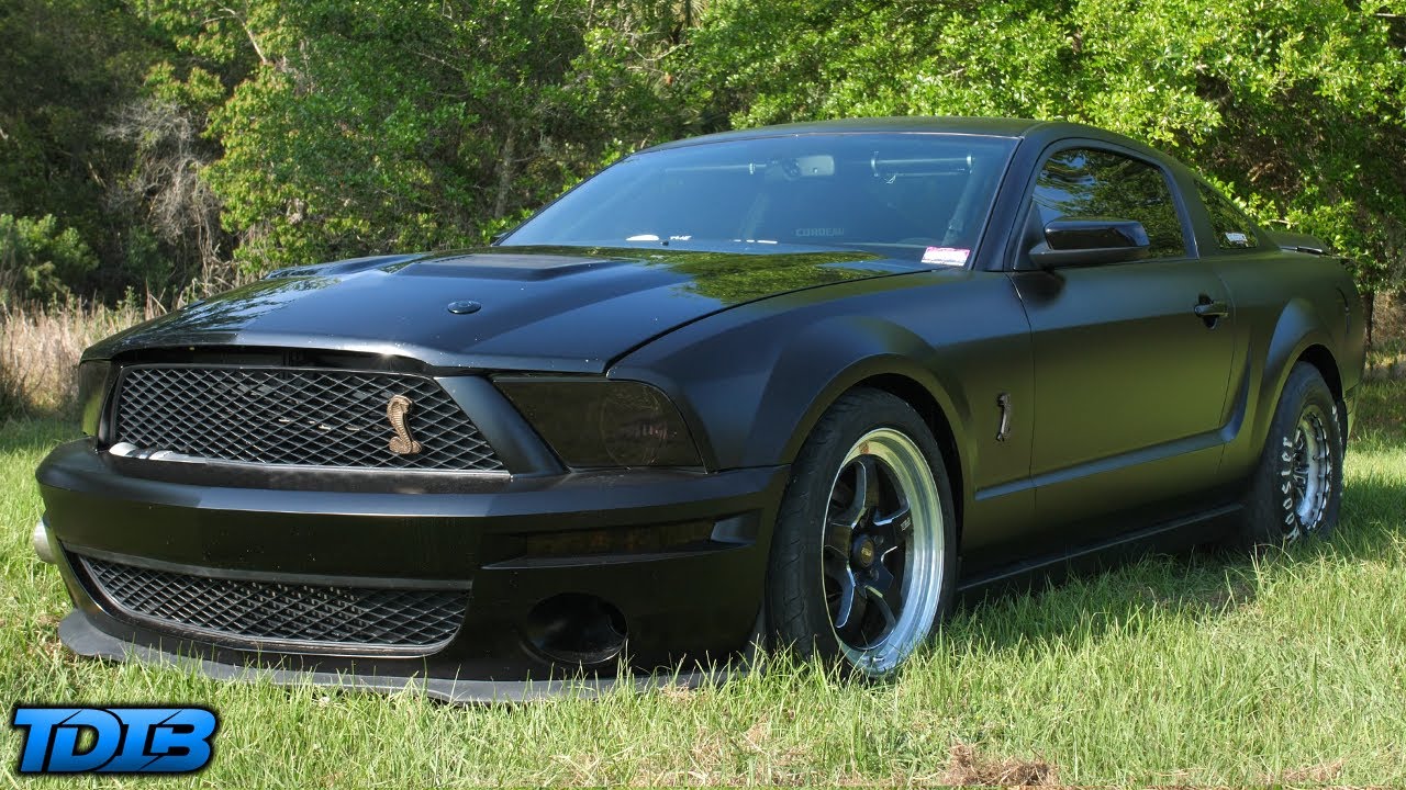Coyote swapped Shelby GT500 shows insane turbo power