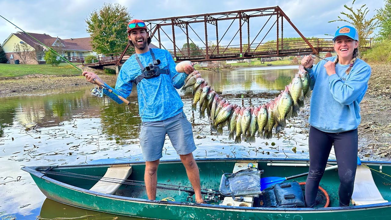 Insane jig fishing finds creek fully loaded with big slabs