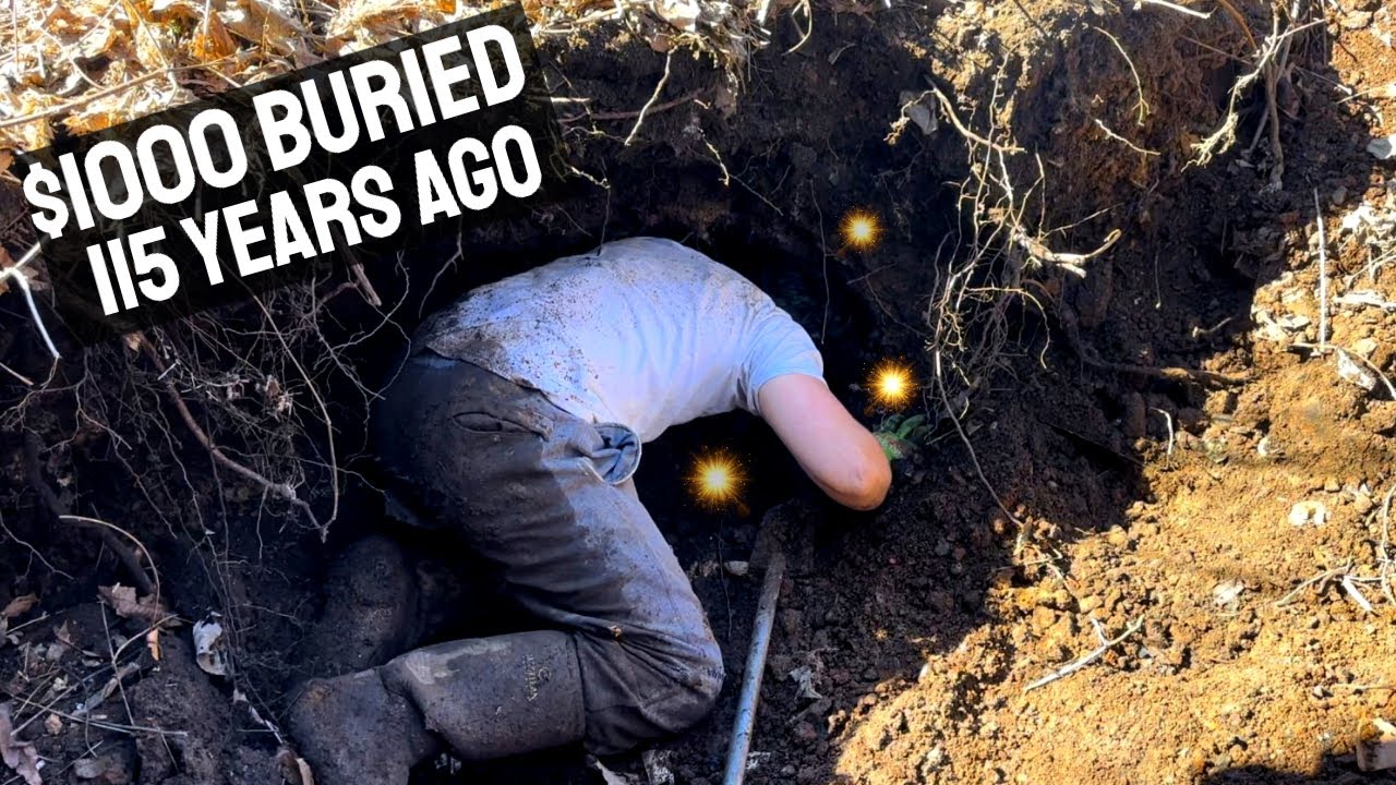 $1000 found while treasure hunters search for antique bottles!