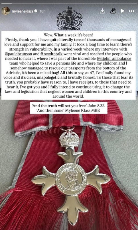 Myleene Klass says she 'has receipts' and ‘won't keep her mouth shut ...