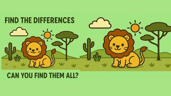 Brain teaser: Can you spot all the differences between these two ...