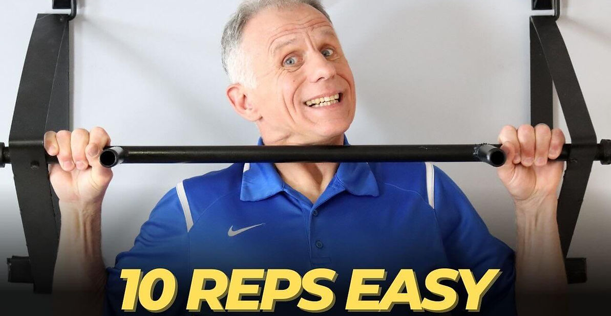 5 Pull-Ups Guaranteed For Beginners, Over 50 & Bonus