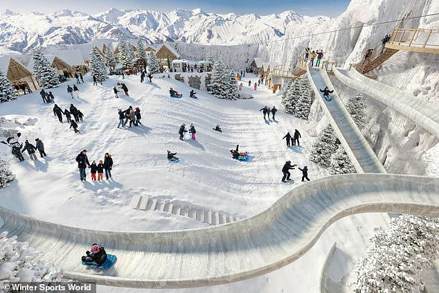 Snowing in Sydney? Huge $700million ski resort with slopes and chair ...