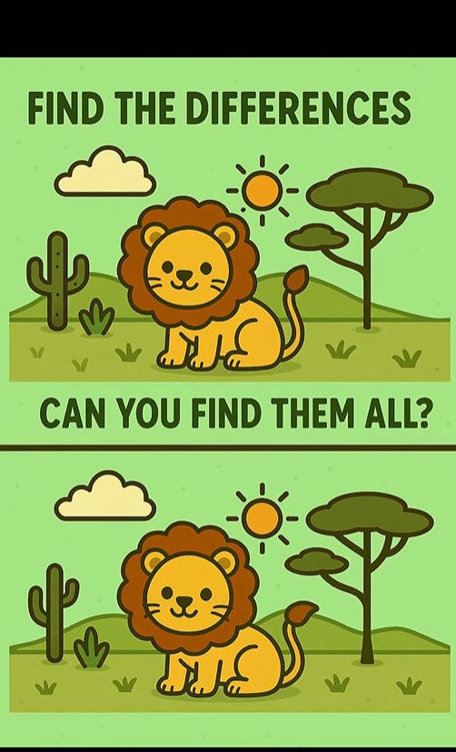 Brain teaser: Can you spot all the differences between these two ...