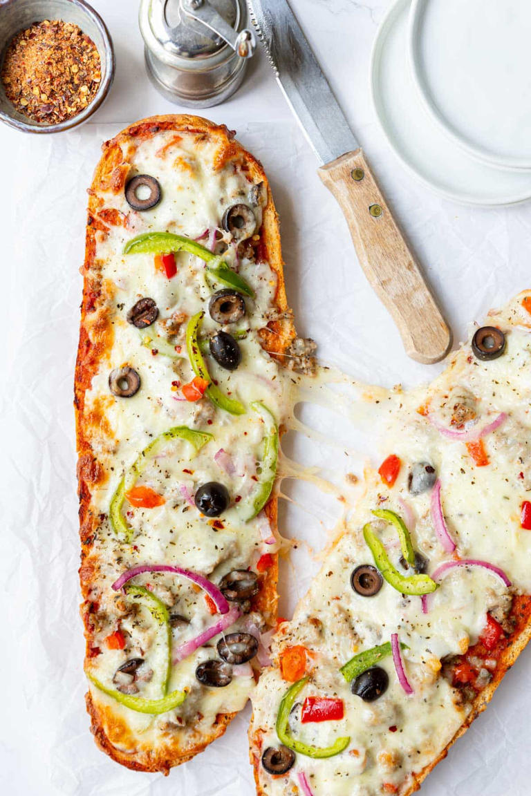 Homemade French Bread Pizza