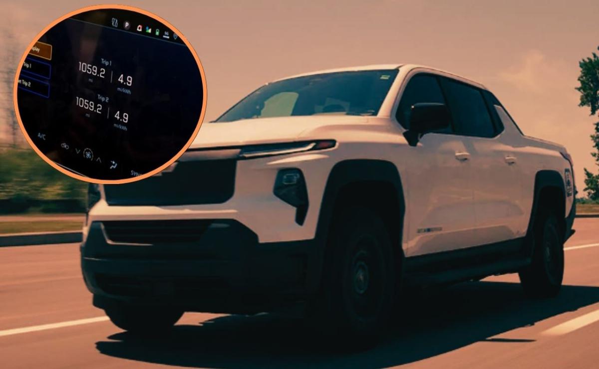 Récord mundial: la Chevy Silverado EV 2026 recorre 1,060 millas con una ...