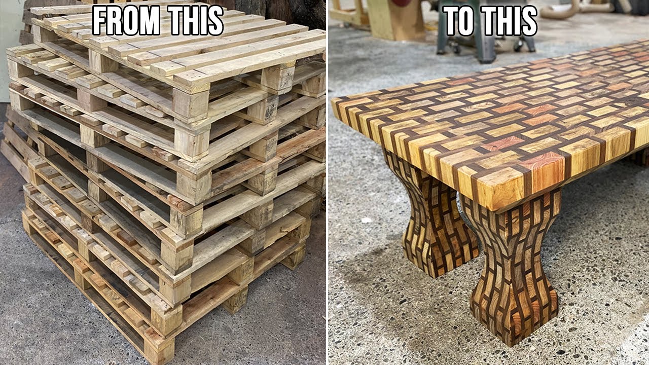 I Turned Scrap Pallets into a One-of-a-Kind Table