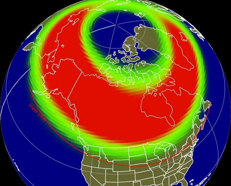 The northern lights could be seen all over Canada and a 'more intense ...