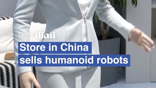 Store selling humanoid robots opens in China