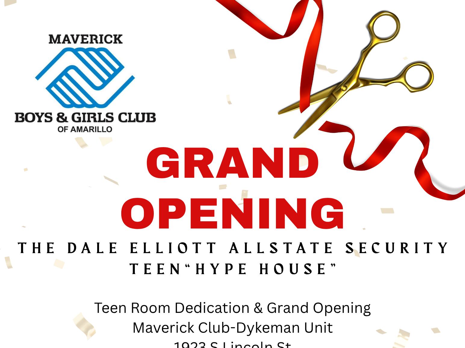 Amarillo Teen Hype House grand opening today