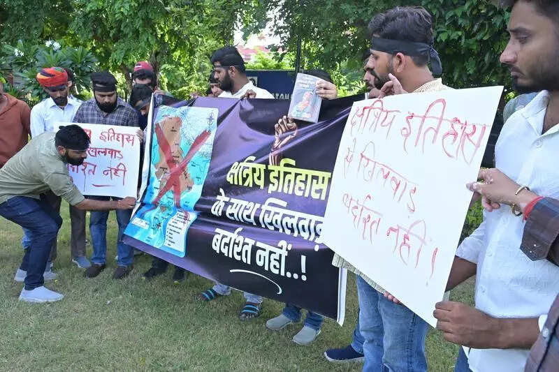 Rajput group protests against NCERT map