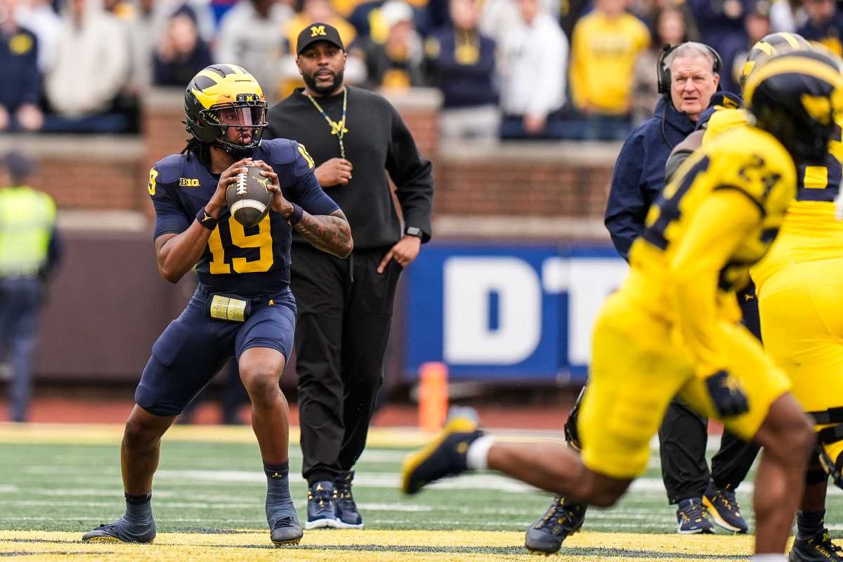 Michigan QB controversy continues, WR question marks, and an elite ...
