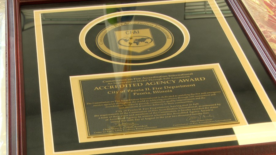 Peoria Fire Department earns national accreditation