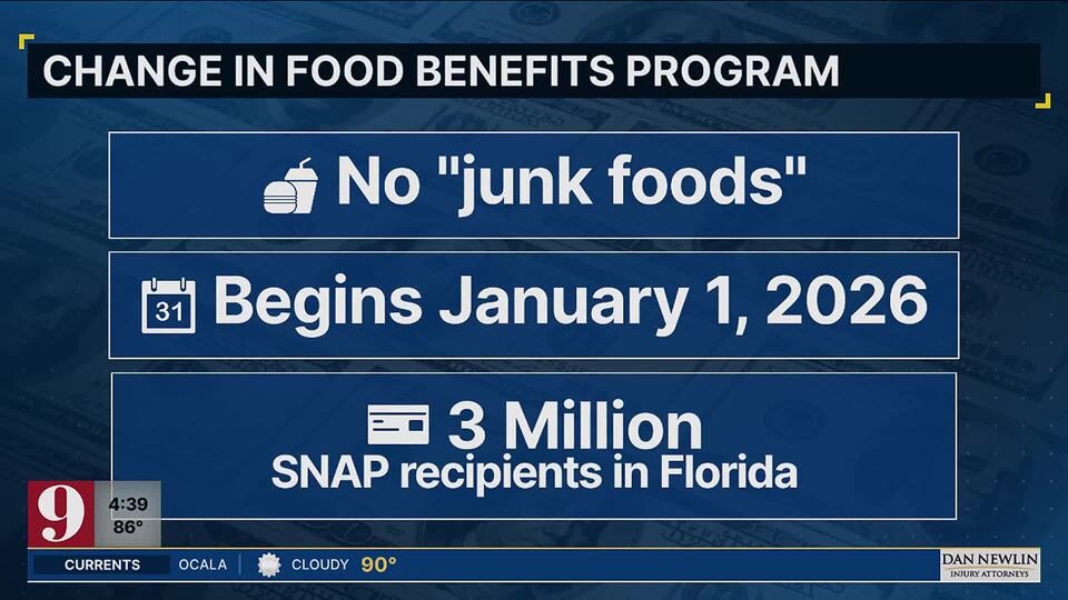 Florida to implement restrictions on processed foods for SNAP recipients
