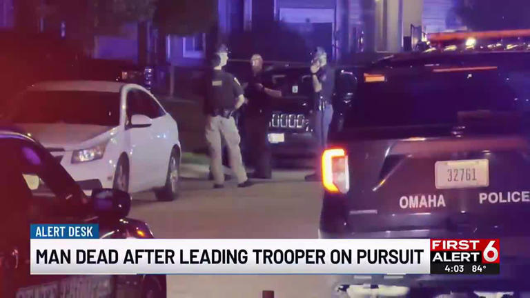 One dead after pursuit in Omaha involving Nebraska troopers, police