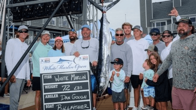 72-pound white marlin takes top spot in White Marlin Open