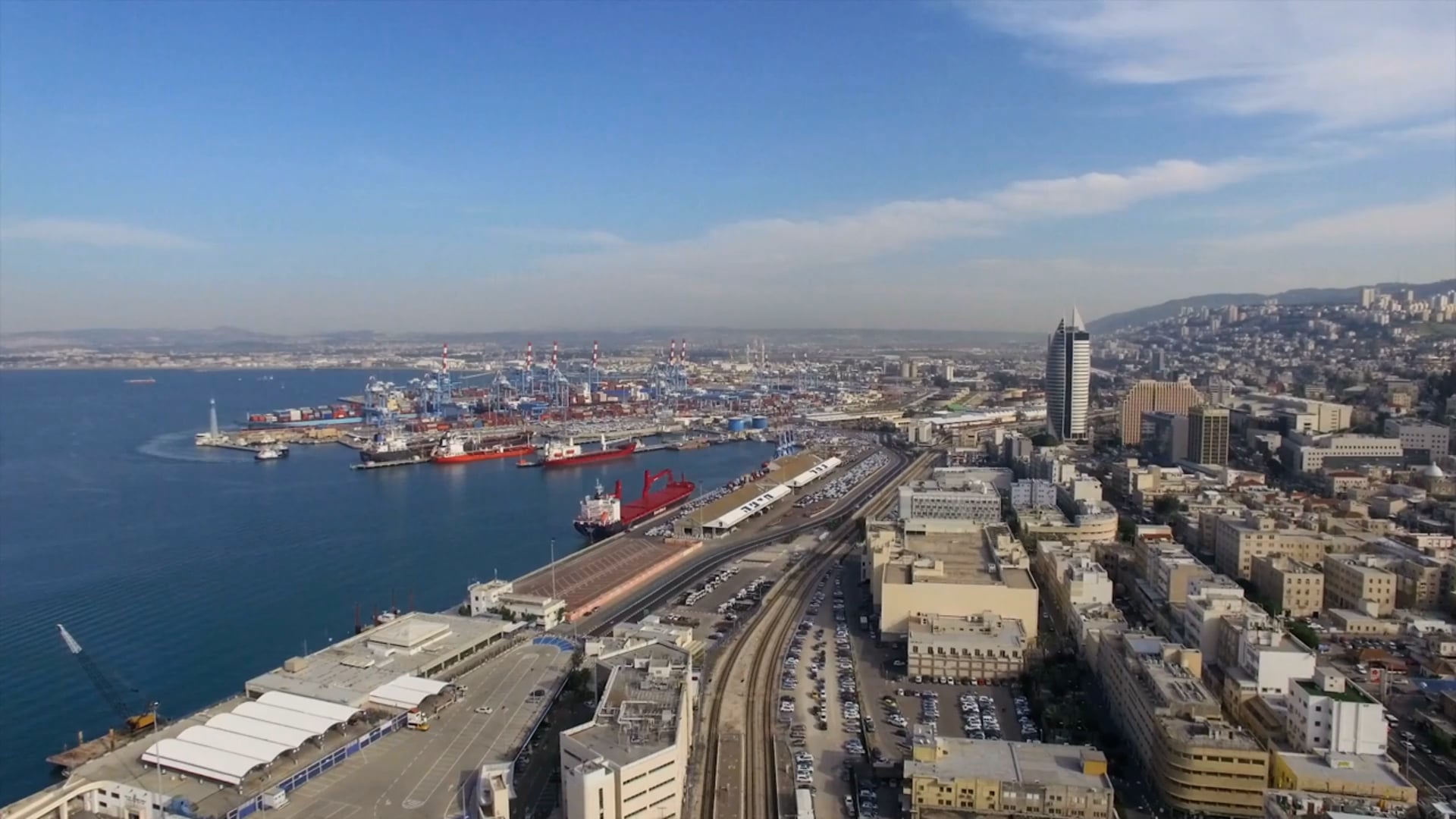 Drone Tour of Haifa: Israeli Port City's Iconic Sites Unveiled