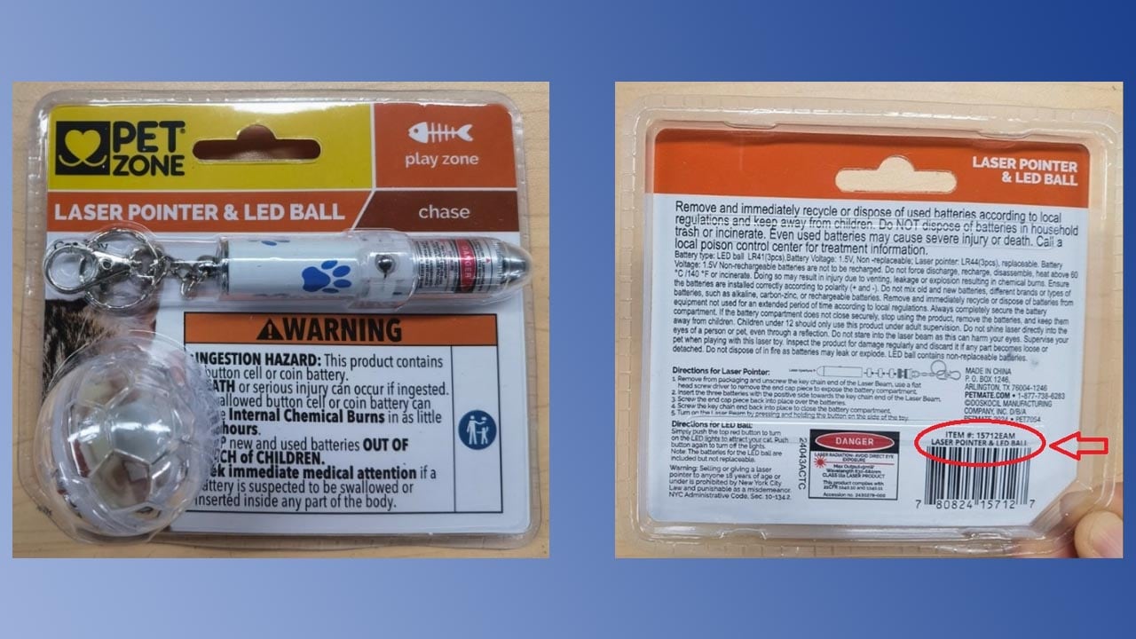 Recall alert: 15K pet toys recalled; button battery poses ingestion hazard