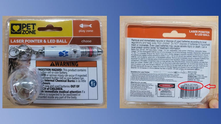 Recall alert: 15K pet toys recalled; button battery poses ingestion hazard