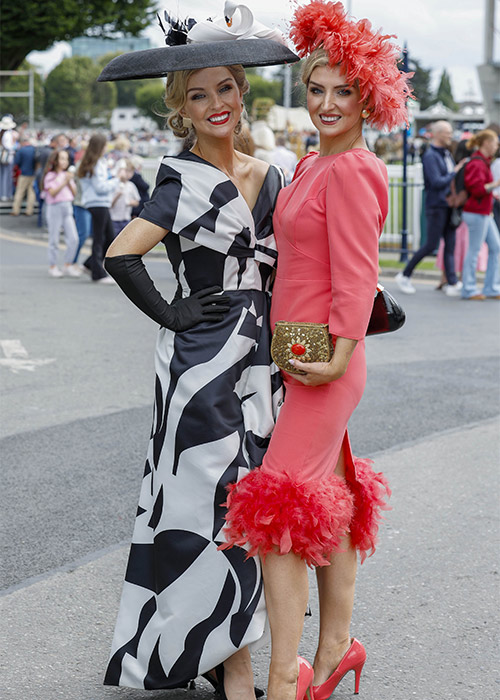 Ladies go all out with colourful looks to impress the Dublin Horse Show ...