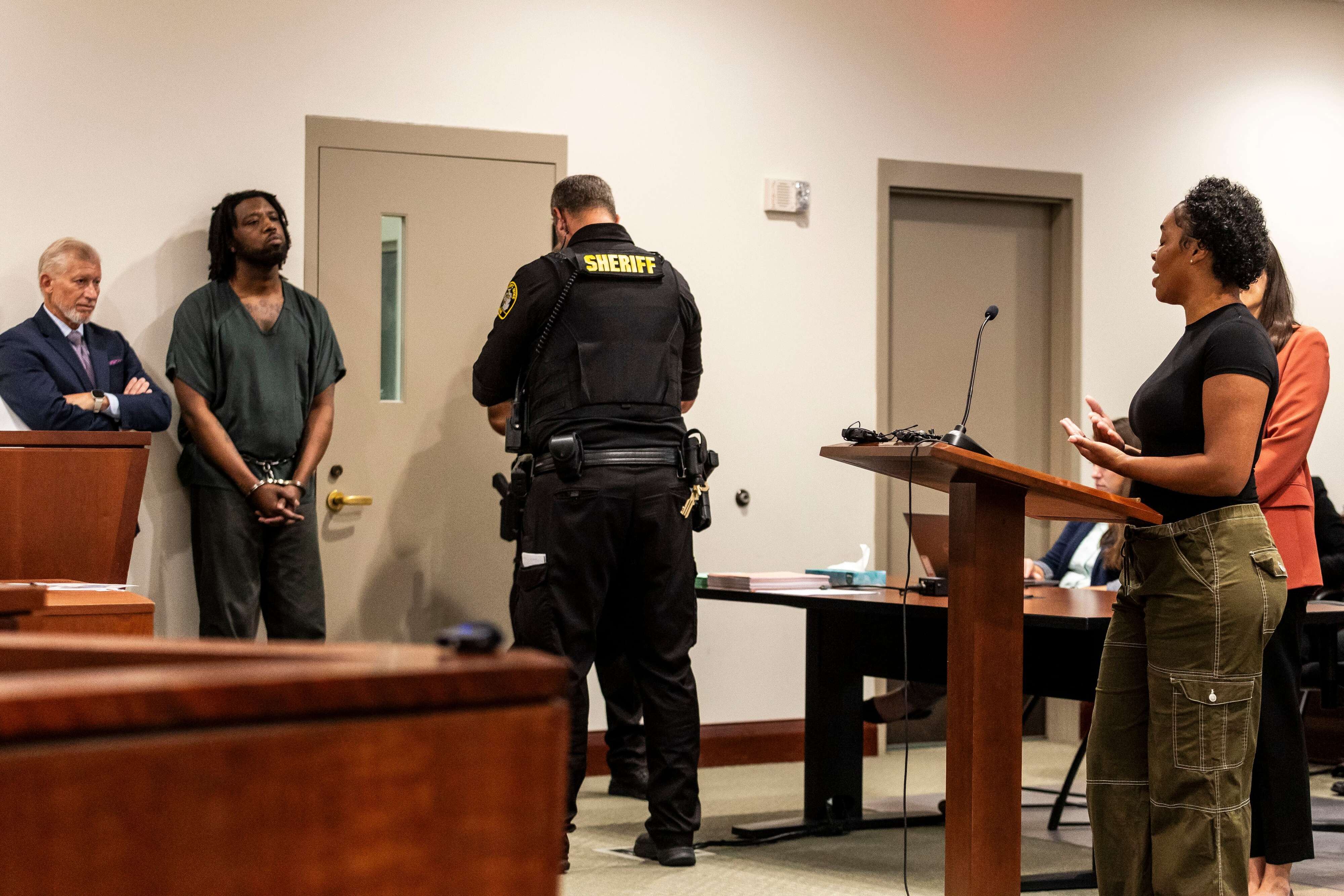 Man sentenced for shooting wife 15 times 1 day after she served him ...