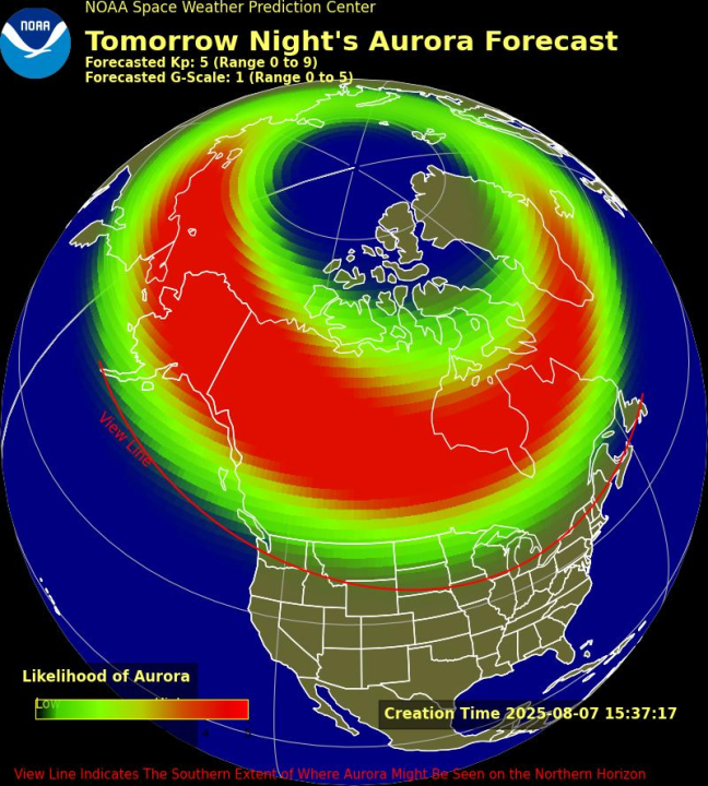 Map: Who may see northern lights as coronal mass ejection hits Earth