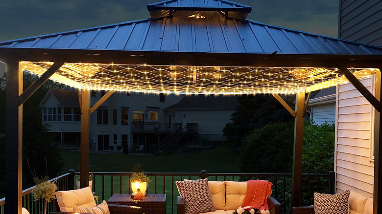 10 Gorgeous Gazebo Ceiling Lighting Ideas That Won't Burn Your Budget
