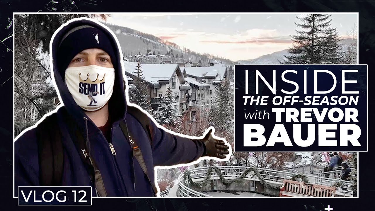 Trevor Bauer goes full send sledding in Colorado