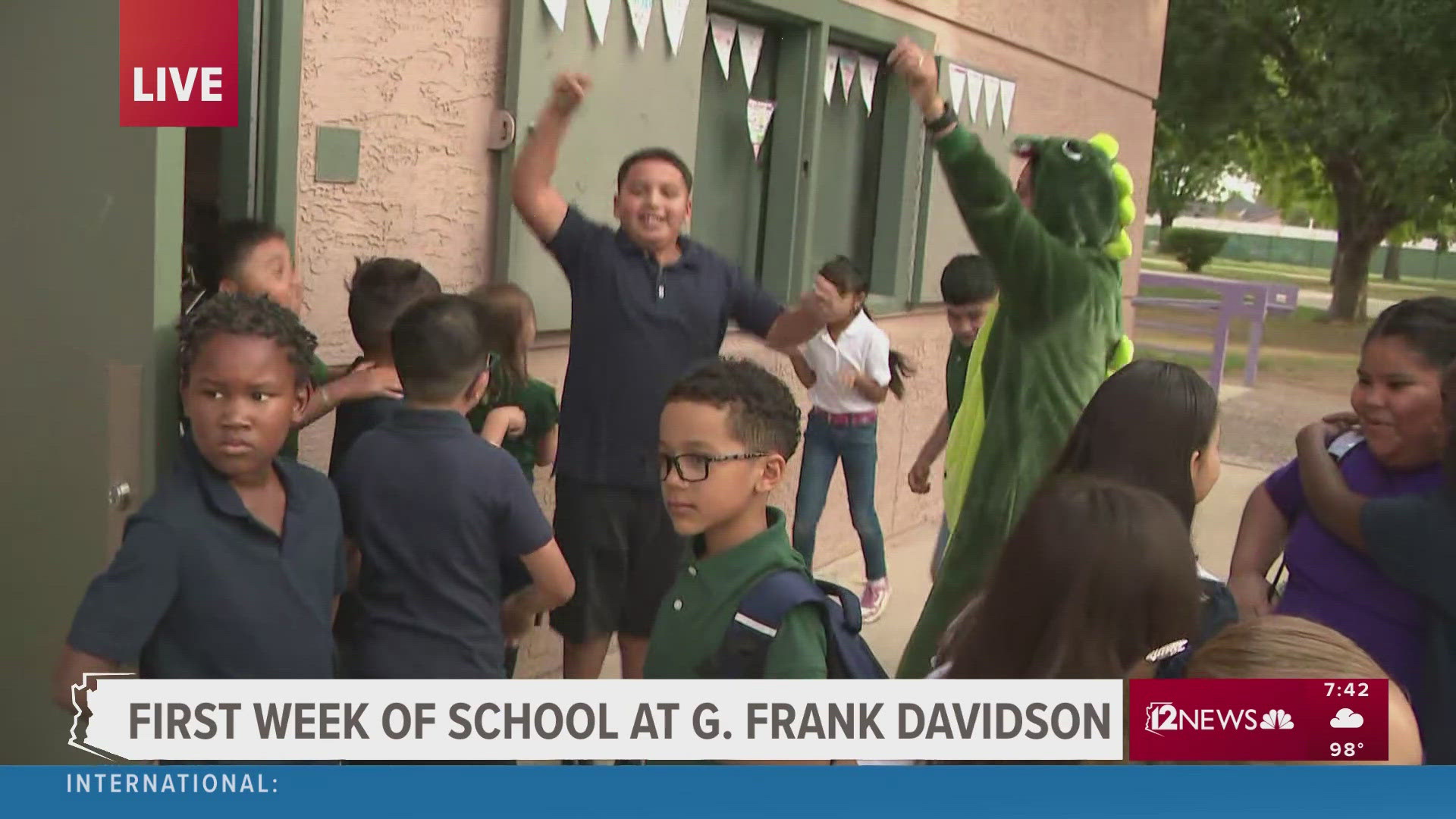 Kicking off the school day with a dance party at G. Frank Davidson ...