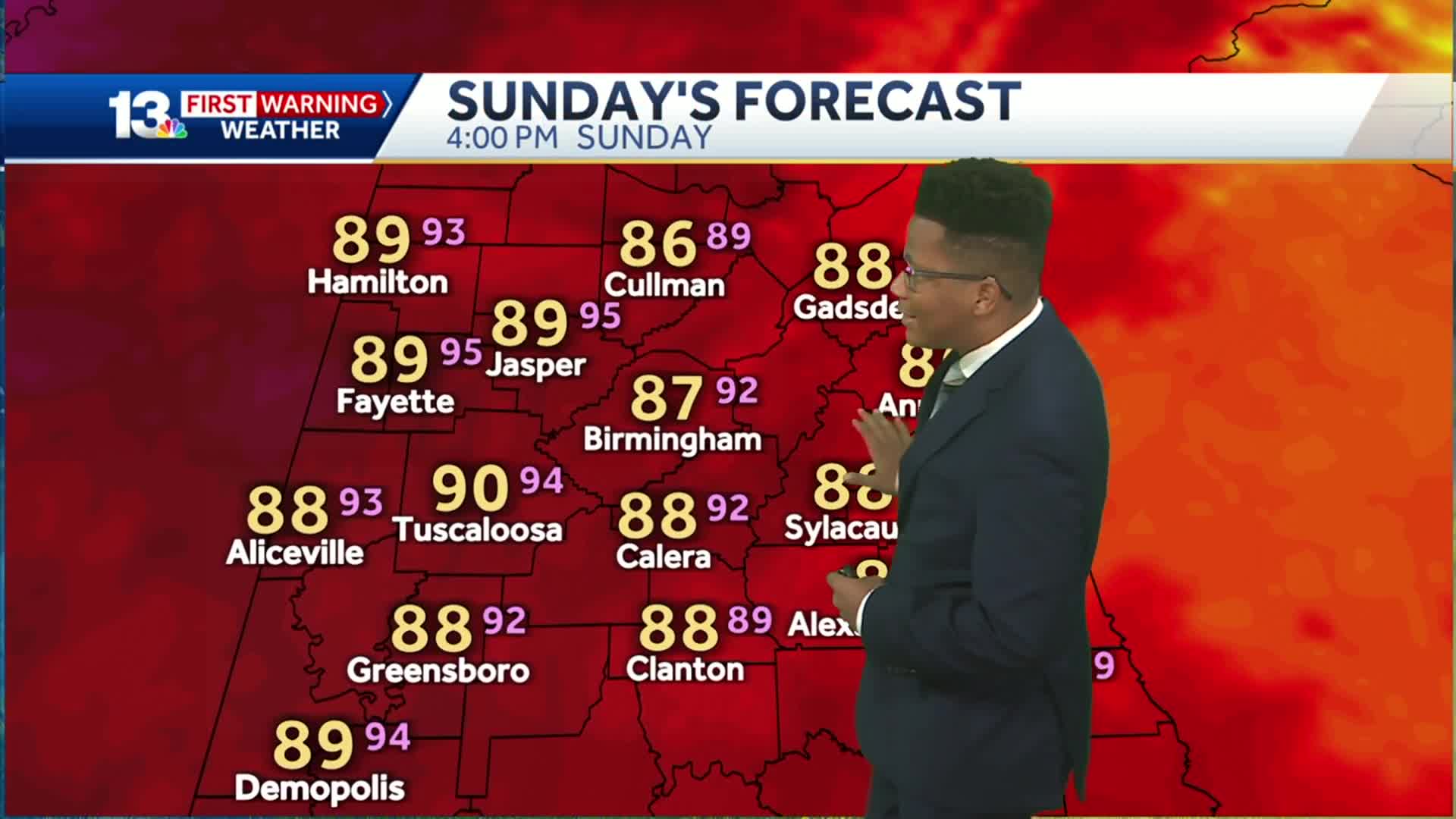 Summer returns to Alabama's forecast next week as temps climb near 90 ...