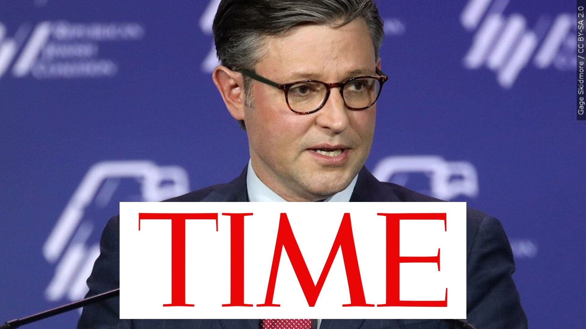 Speaker Mike Johnson headlines TIME Magazine’s Aug. 2025 cover