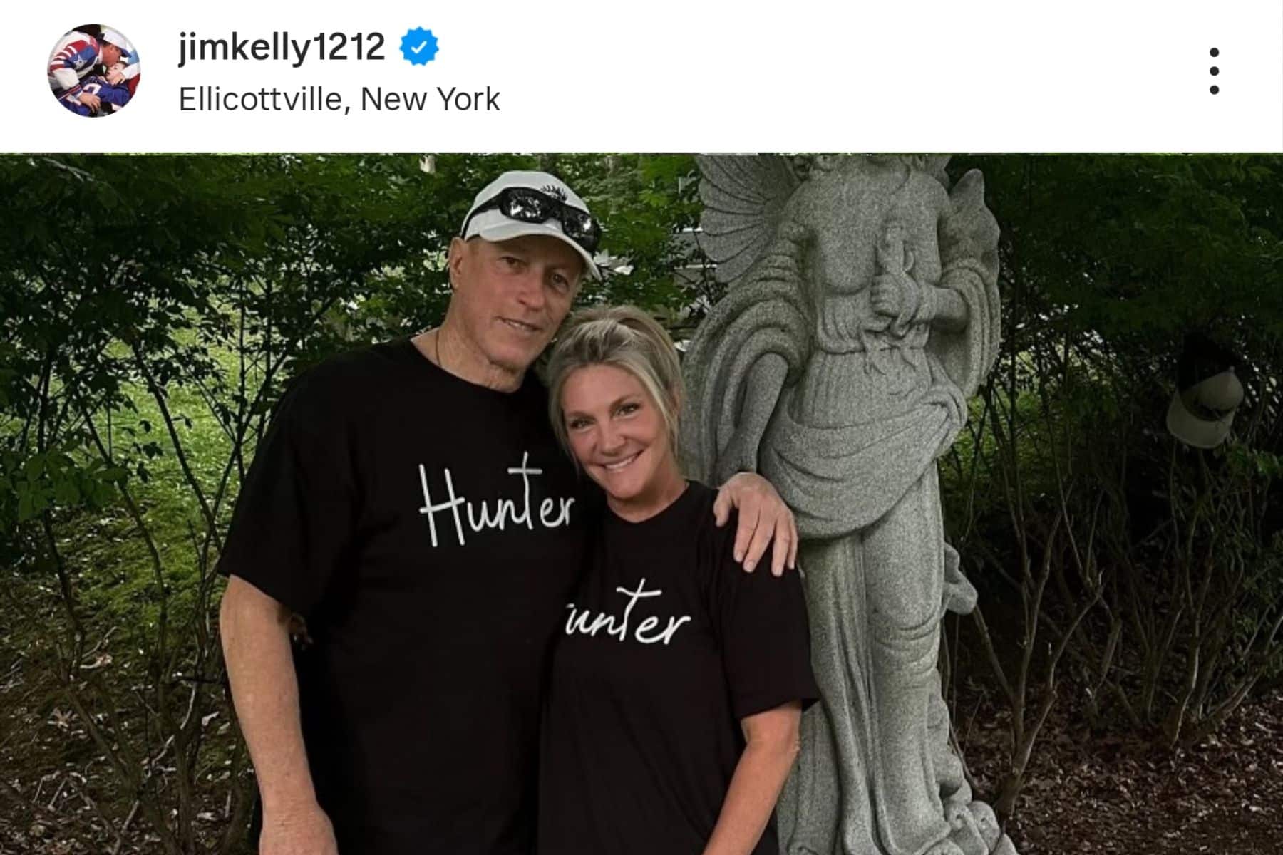 Jim Kelly posts heartbreaking tribute for son Hunter 20 years after his ...
