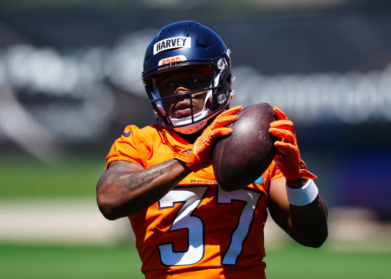Denver Broncos Raise Eyebrows With Rookie RJ Harvey's Spot on First ...