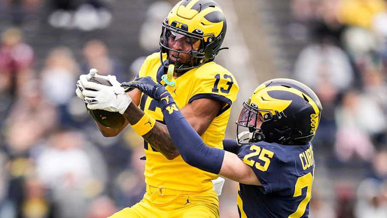 Michigan transfer WR says he's motivated by past Wolverine greats to ...