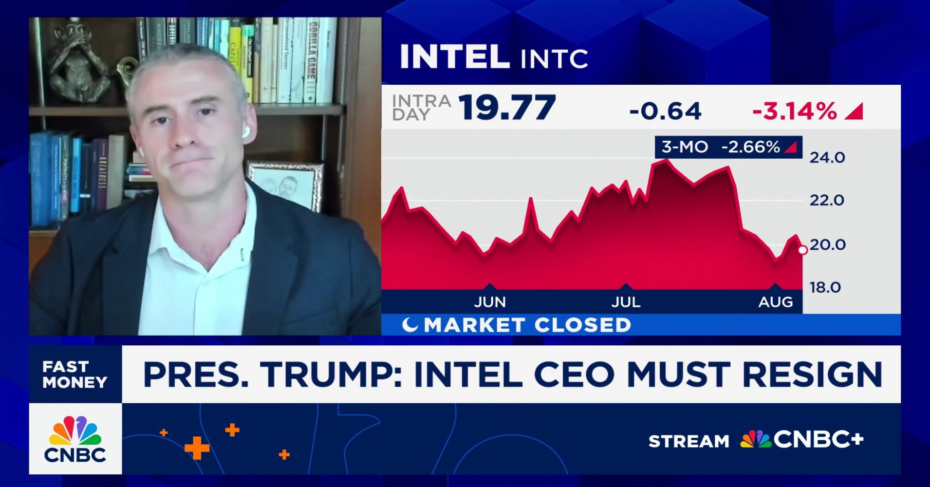 Market believes Intel -Trump turmoil will pass, says Intelligent Alpha CEO