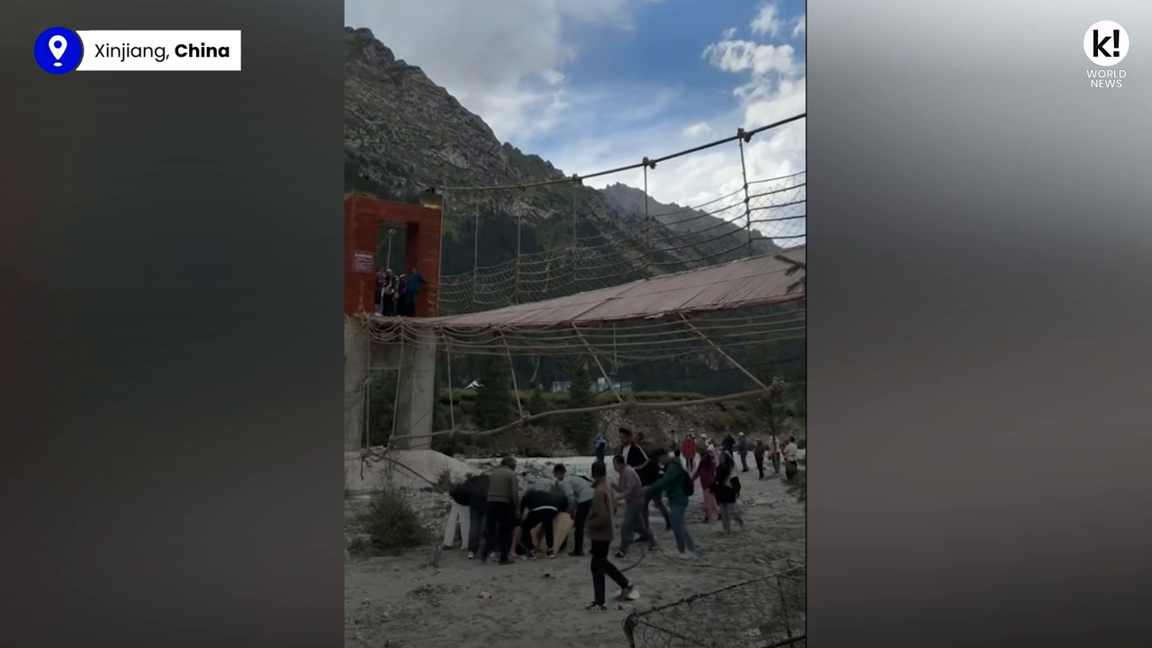 Kabel von Hängebrücke gerissen: Fünf Tote