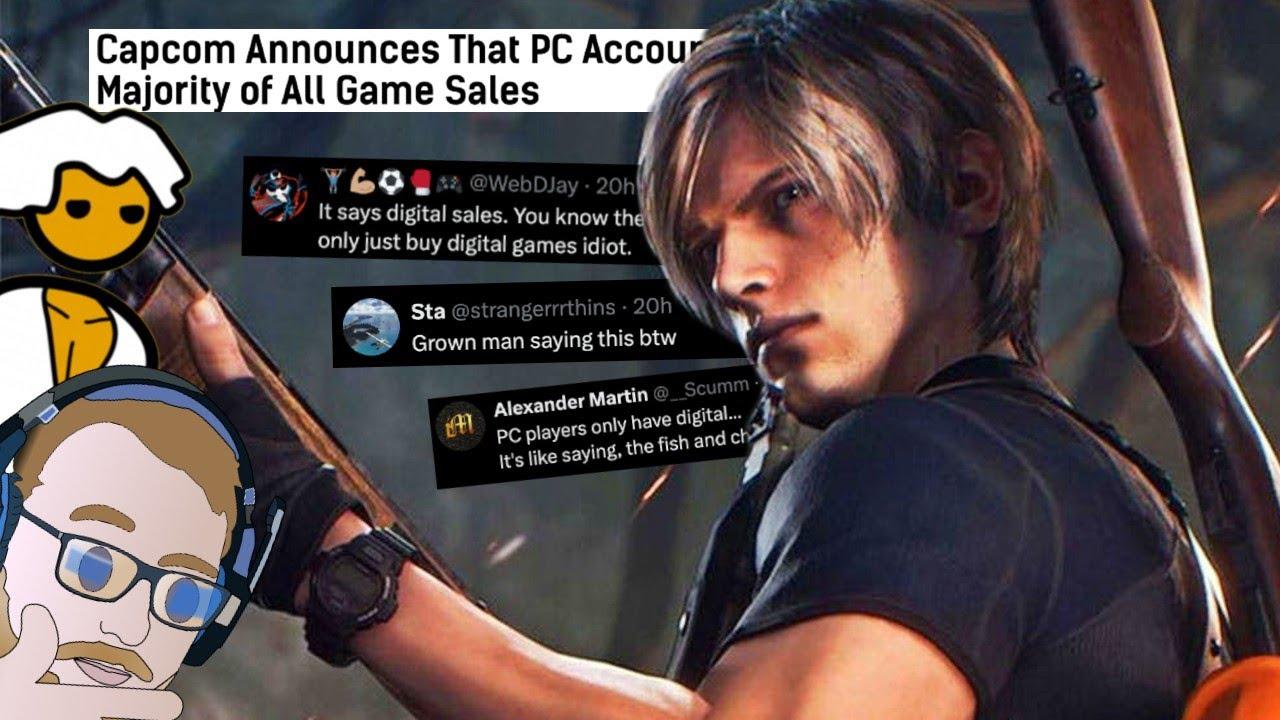 "pc Gamers Are Pirates!!" Even Though Capcom Sells More Copies On Pc...