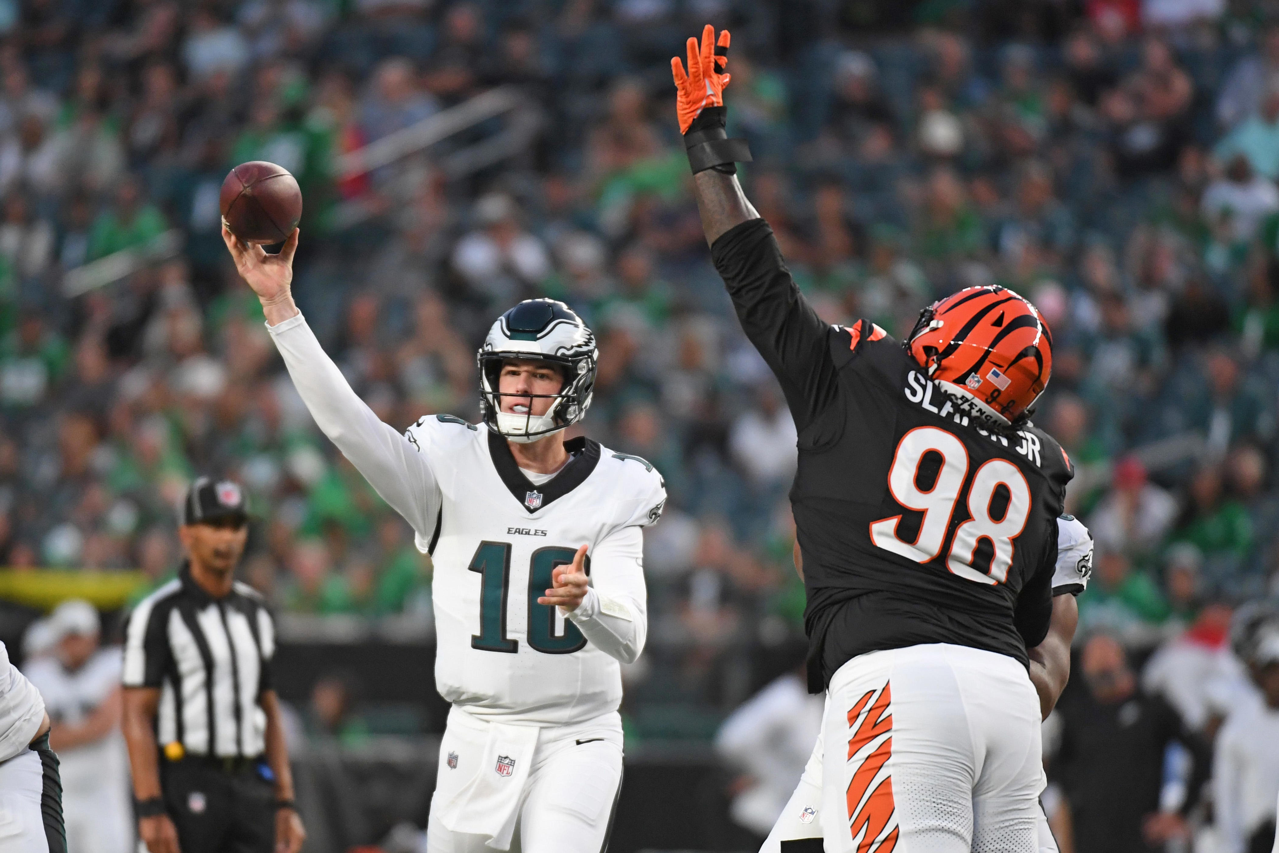 Analysis: As Eagles' Tanner McKee, offense carve up Bengals, a ...