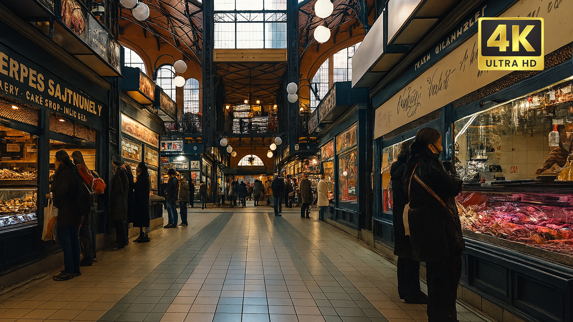 Budapest’s Great Market Hall – Virtual Food Tour 4K