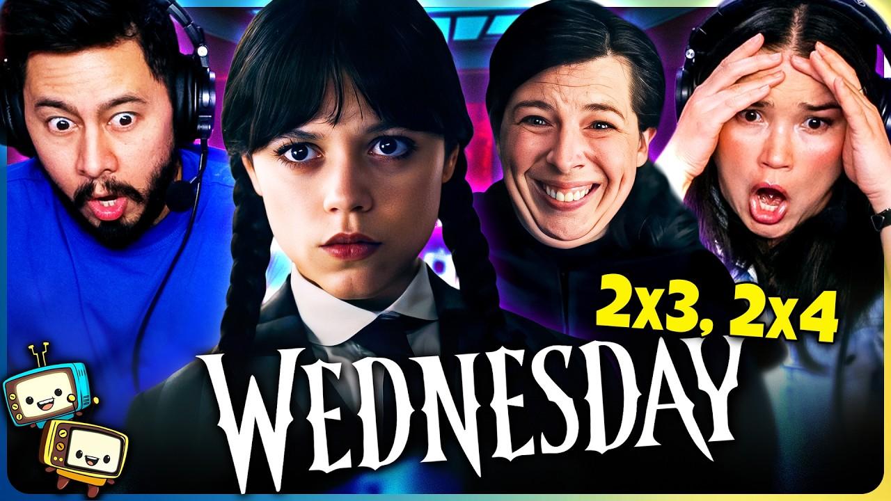 Wednesday 2x3 & 2x4 Reaction! | Netflix | Jenna Ortega | Catherine Zeta Jones | Emma Myers (part 3)
