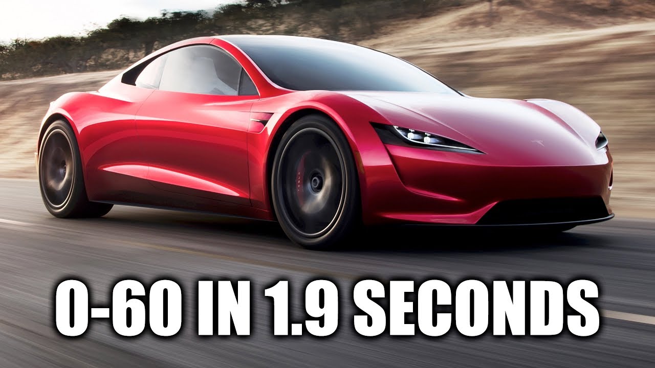 How The Tesla Roadster Hits 60 MPH In 1.9 Seconds!