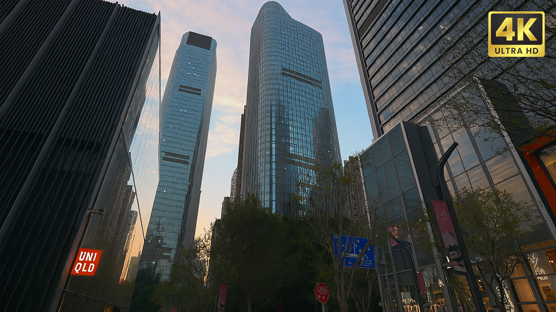 Jalan Malam di Kota Shenzhen, China 4K